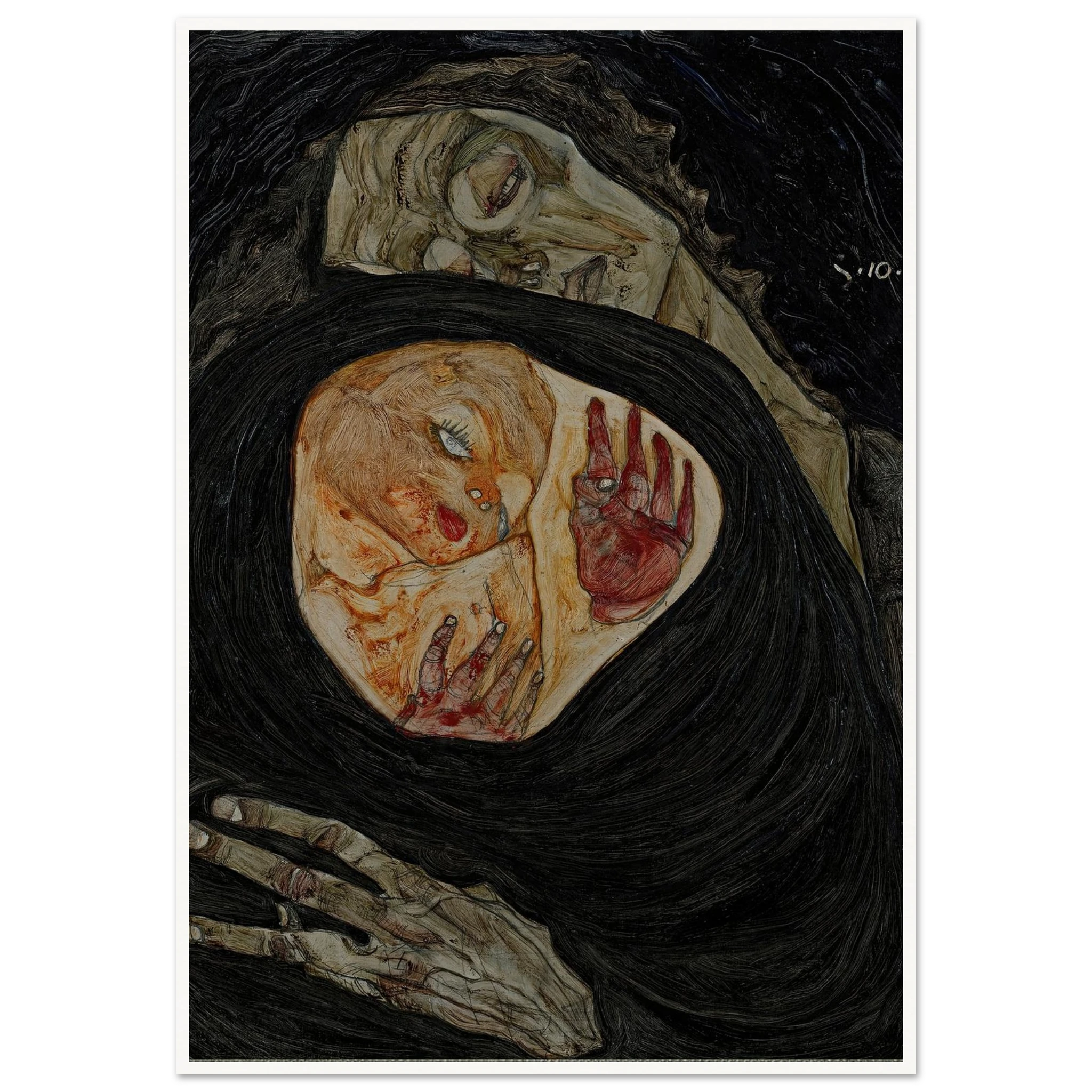 Dead Mother (1910) Art Print | Egon Schiele – Quipham Collections