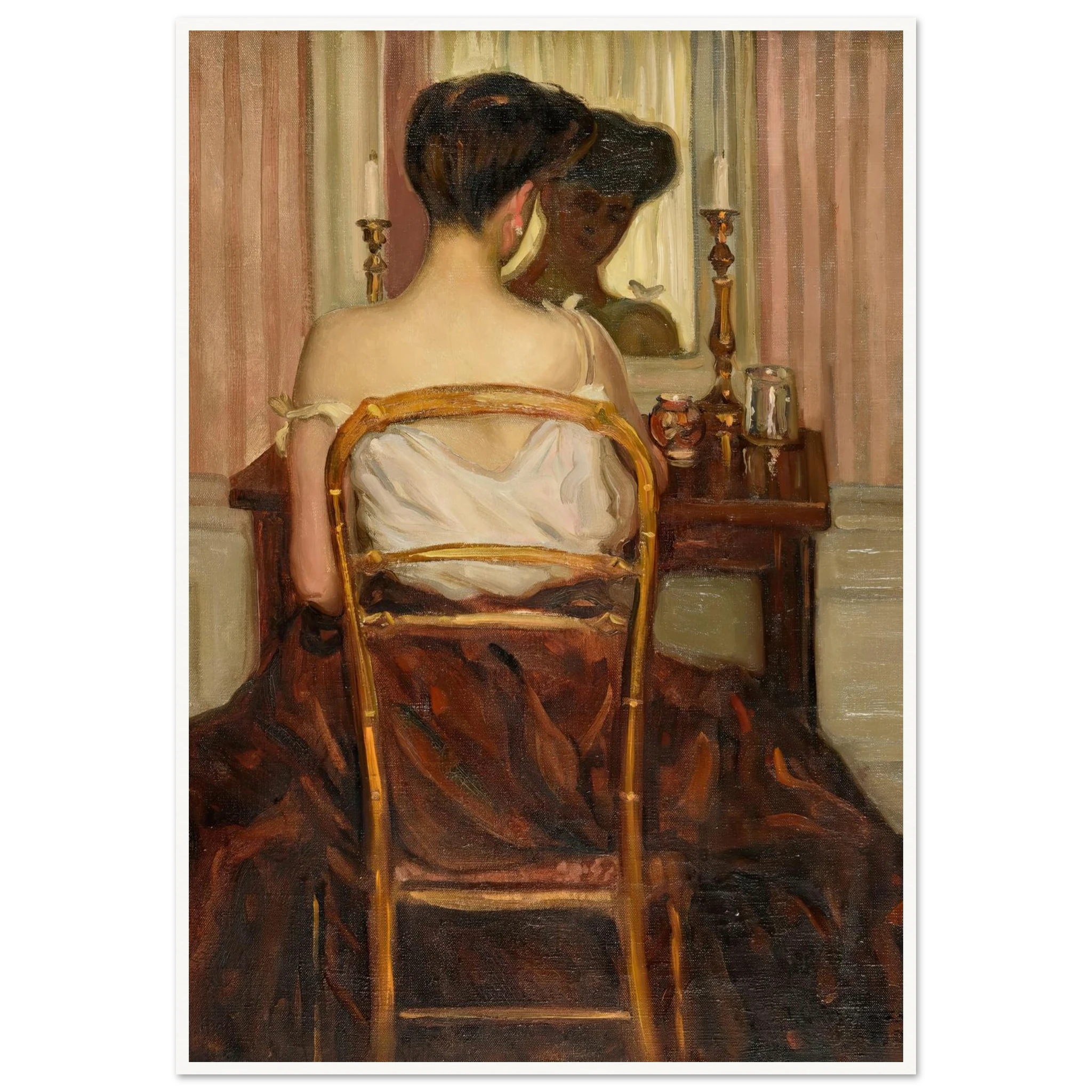 Devant la glace (1903) Art Print | Frederick Carl Frieseke – Quipham ...