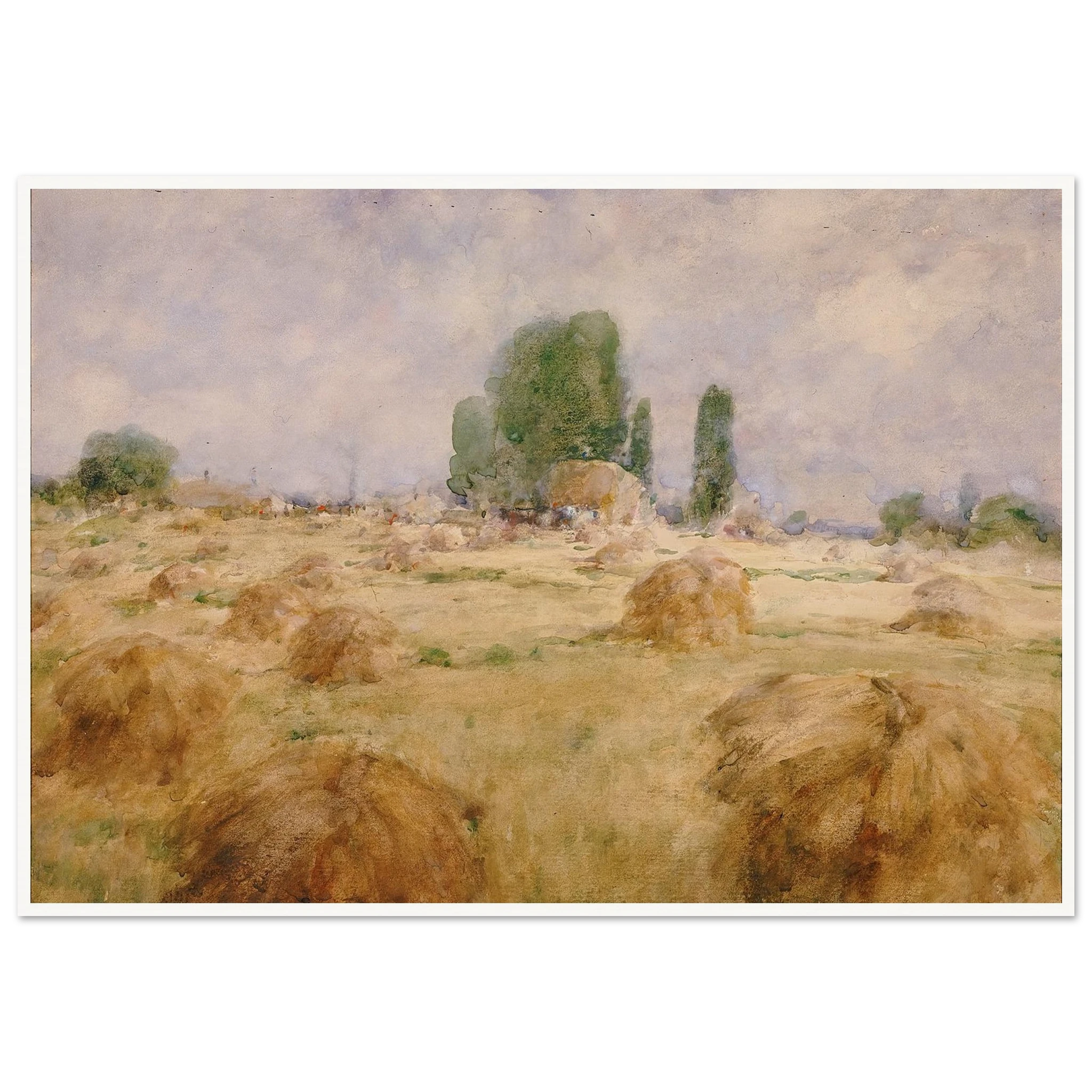 Field Of Wheat Shock Art Print | William Henry Holmes – Quipham Collections