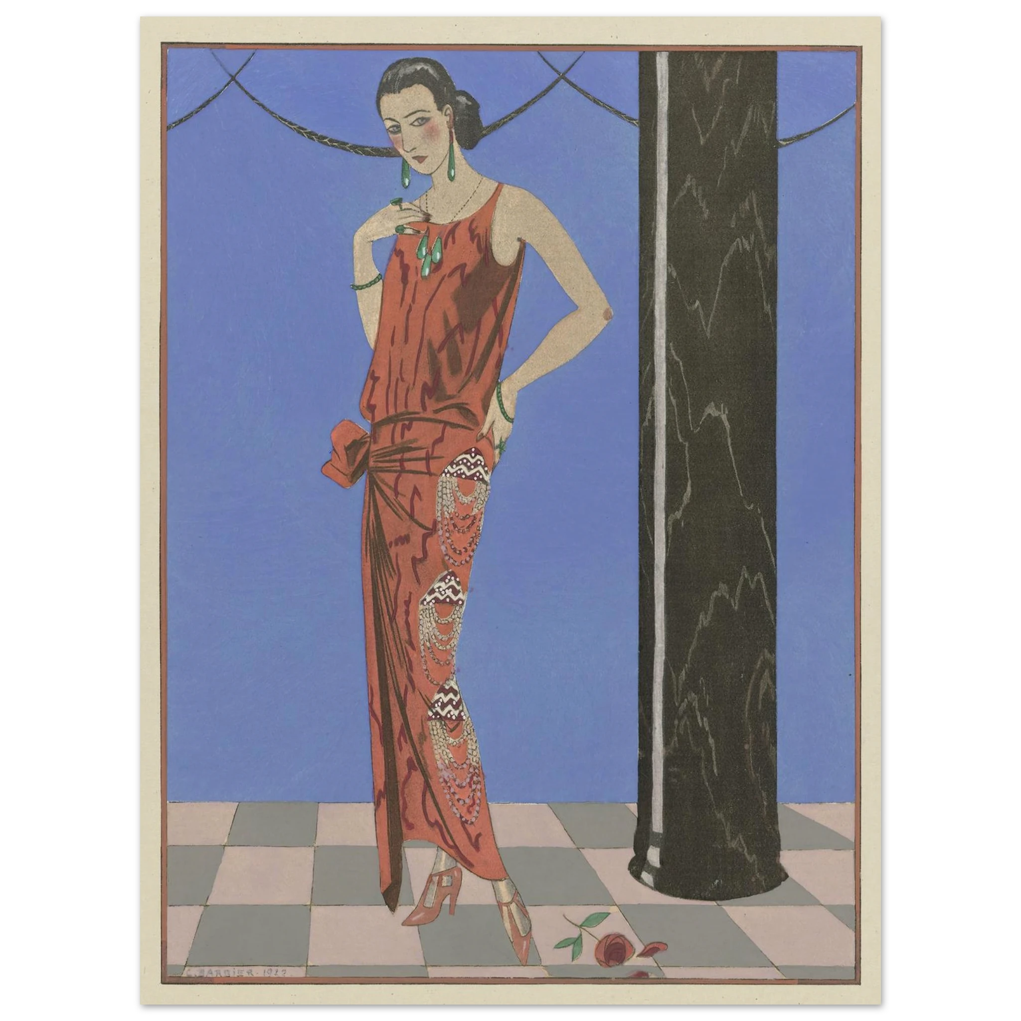Gazette du Bon Ton. Art – Modes & Frivolités; Evening Attire (1923 ...