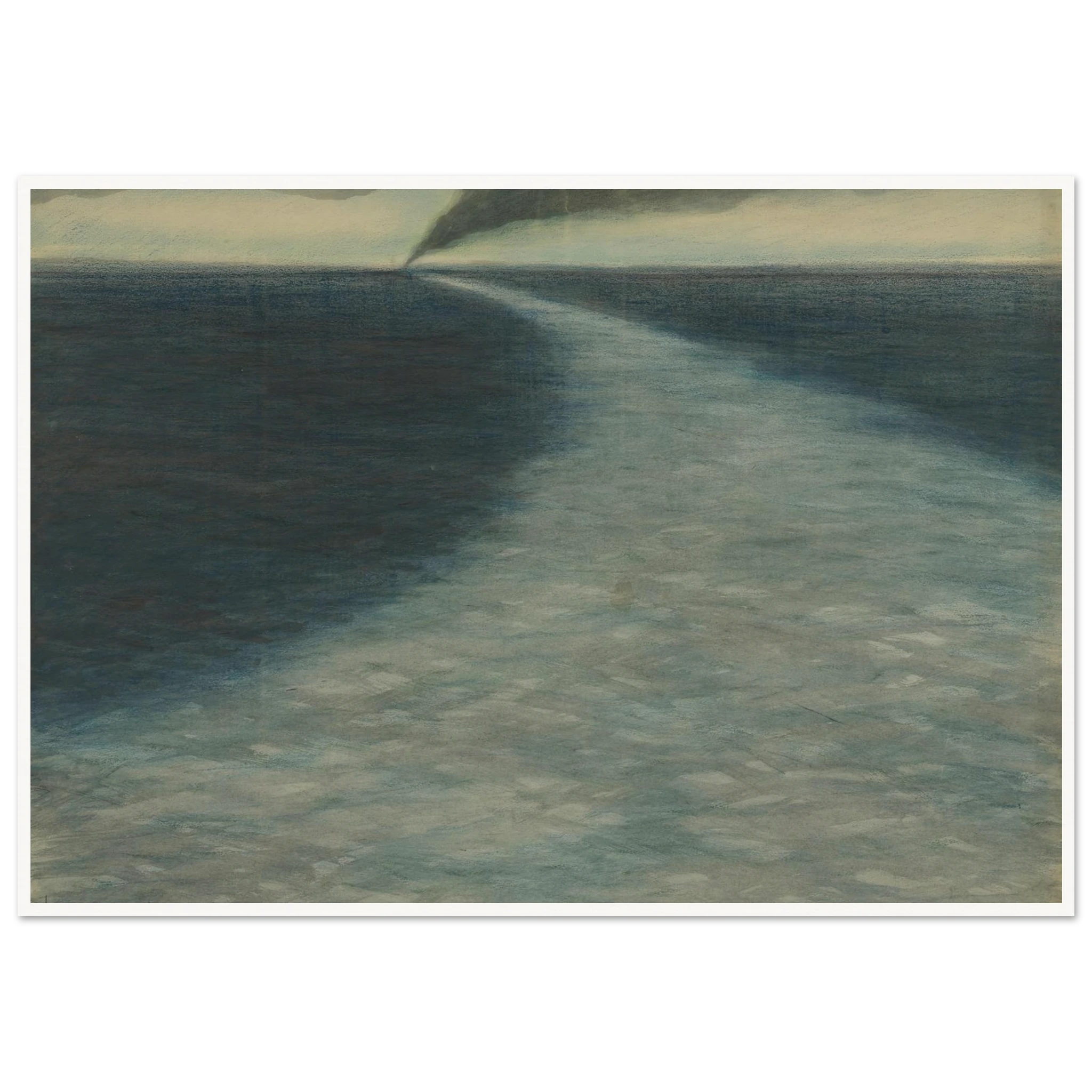 Marine met kielzog (1902) Art Print | Leon Spilliaert – Quipham Collections