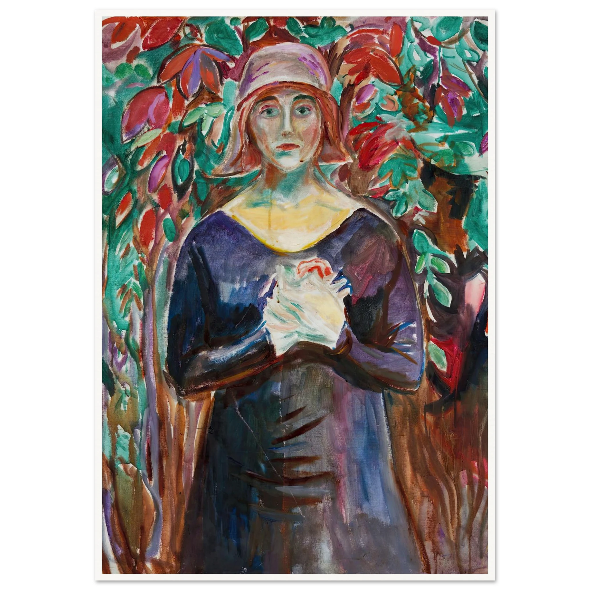 Model in the Garden (1930) Art Print | Edvard Munch – Quipham Collections