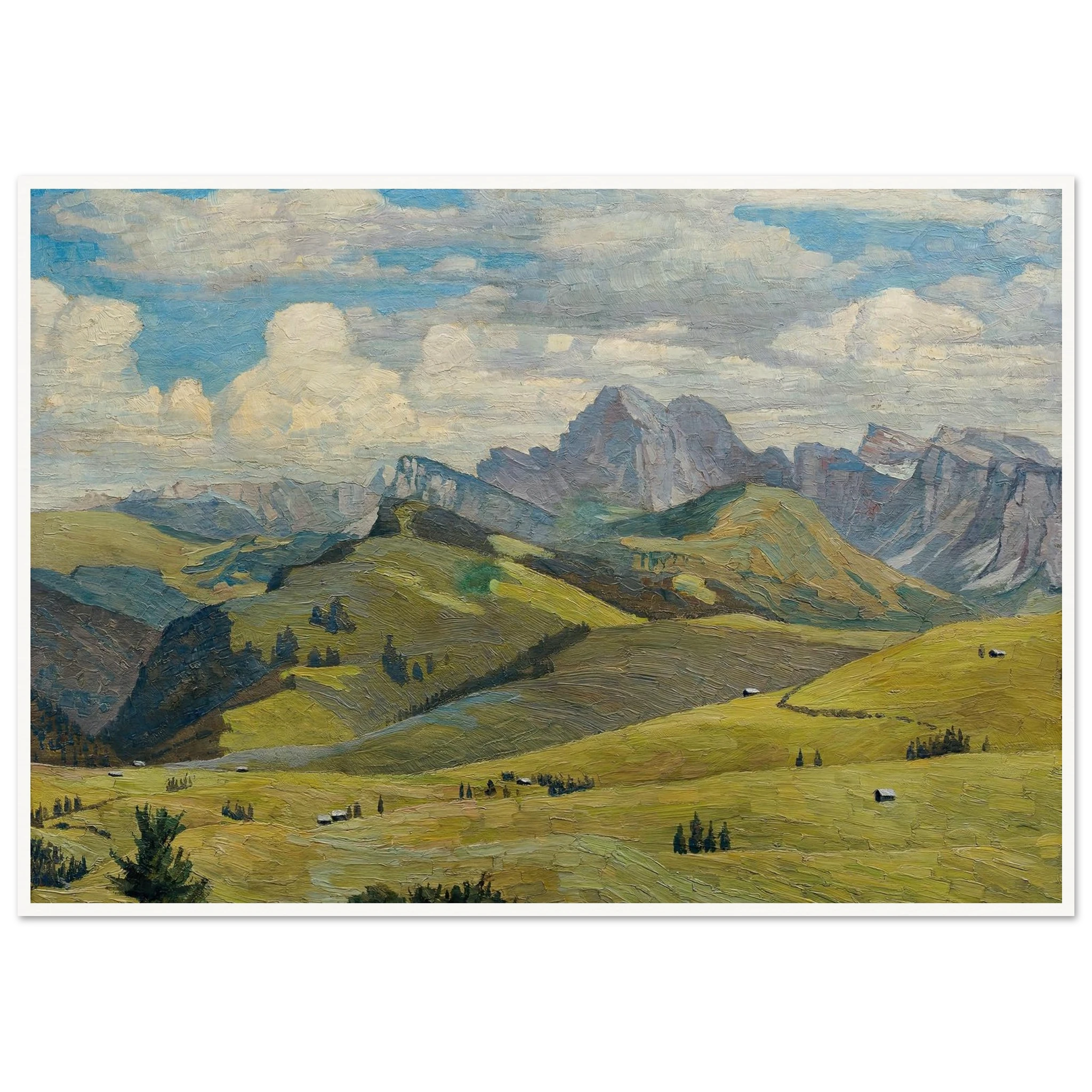 Seiser Alm (Südtirol) (1914) Art Print | Max Kahrer – Quipham Collections