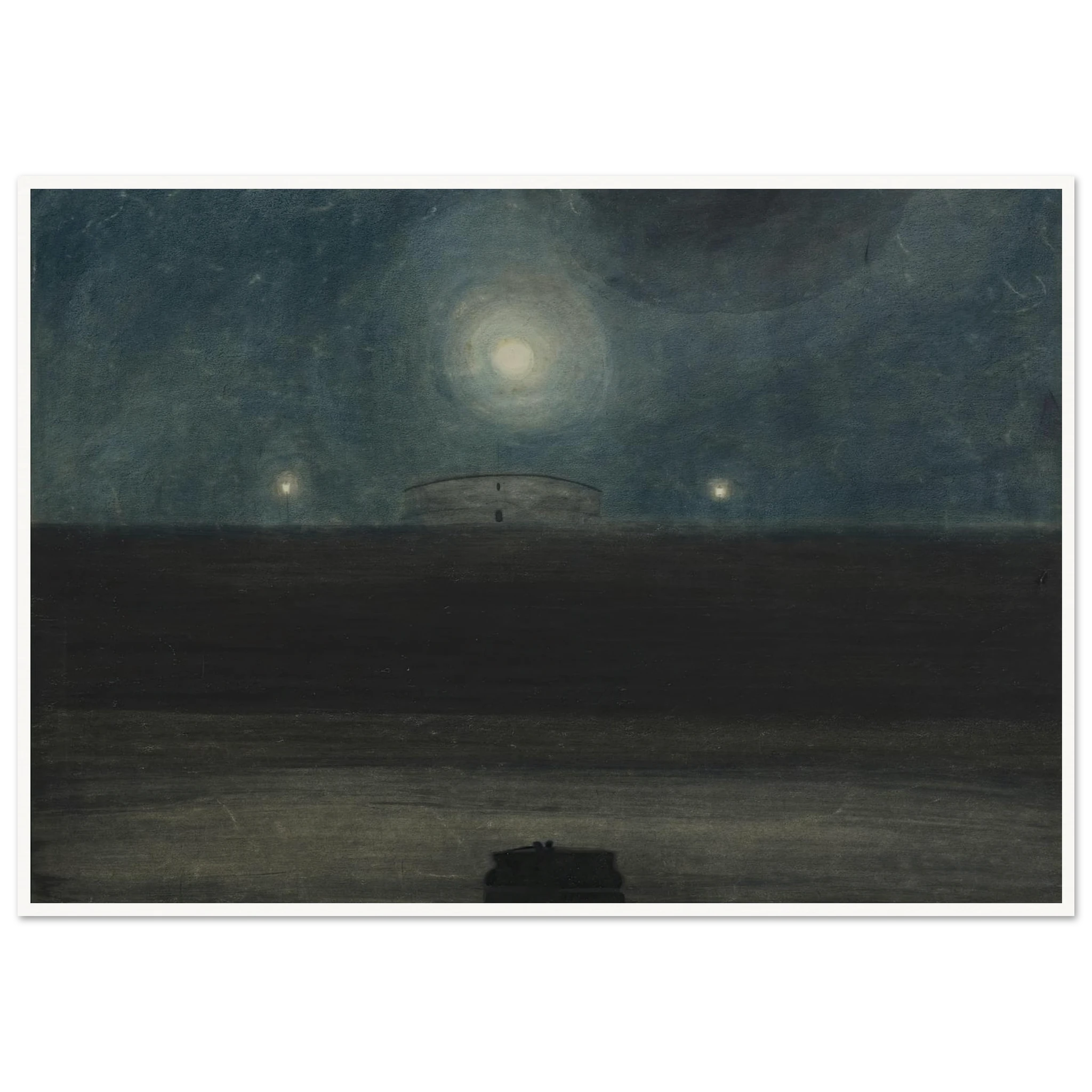 Strand met maan (1908) Art Print | Leon Spilliaert – Quipham Collections