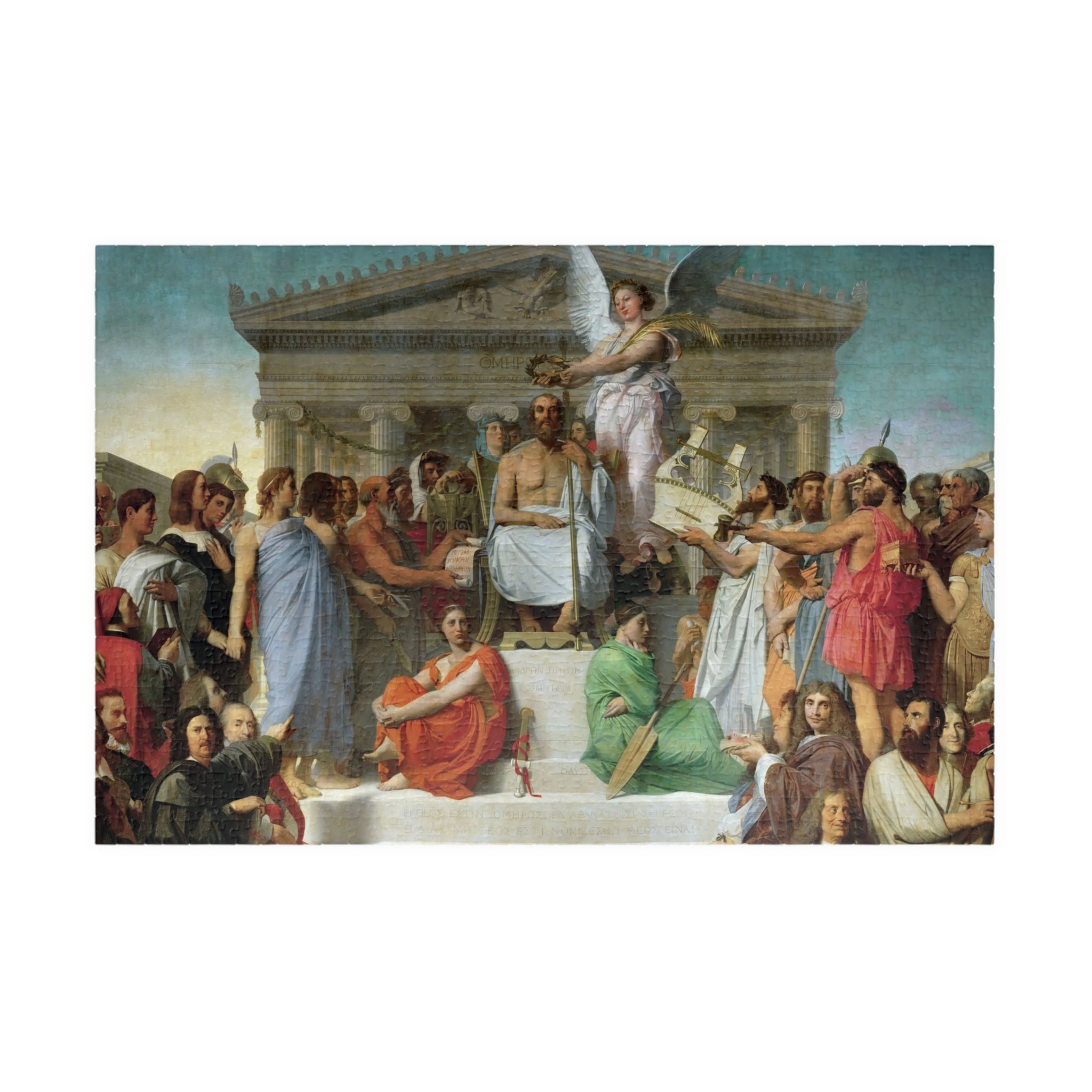 The Apotheosis of Homer Puzzle | Jean-Auguste-Dominique Ingres ...