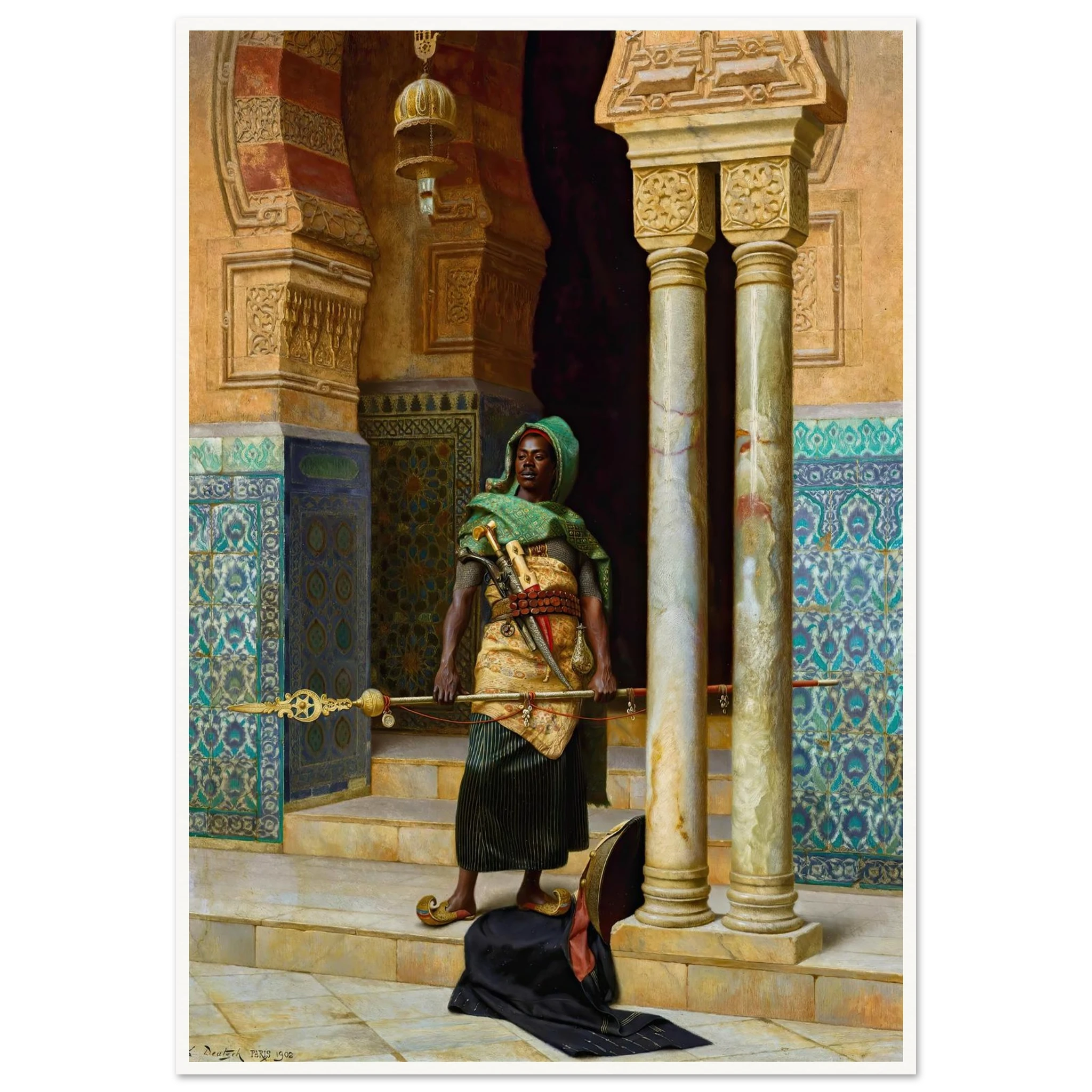 The Nubian Guard (1902) Art Print | Ludwig Deutsch – Quipham Collections