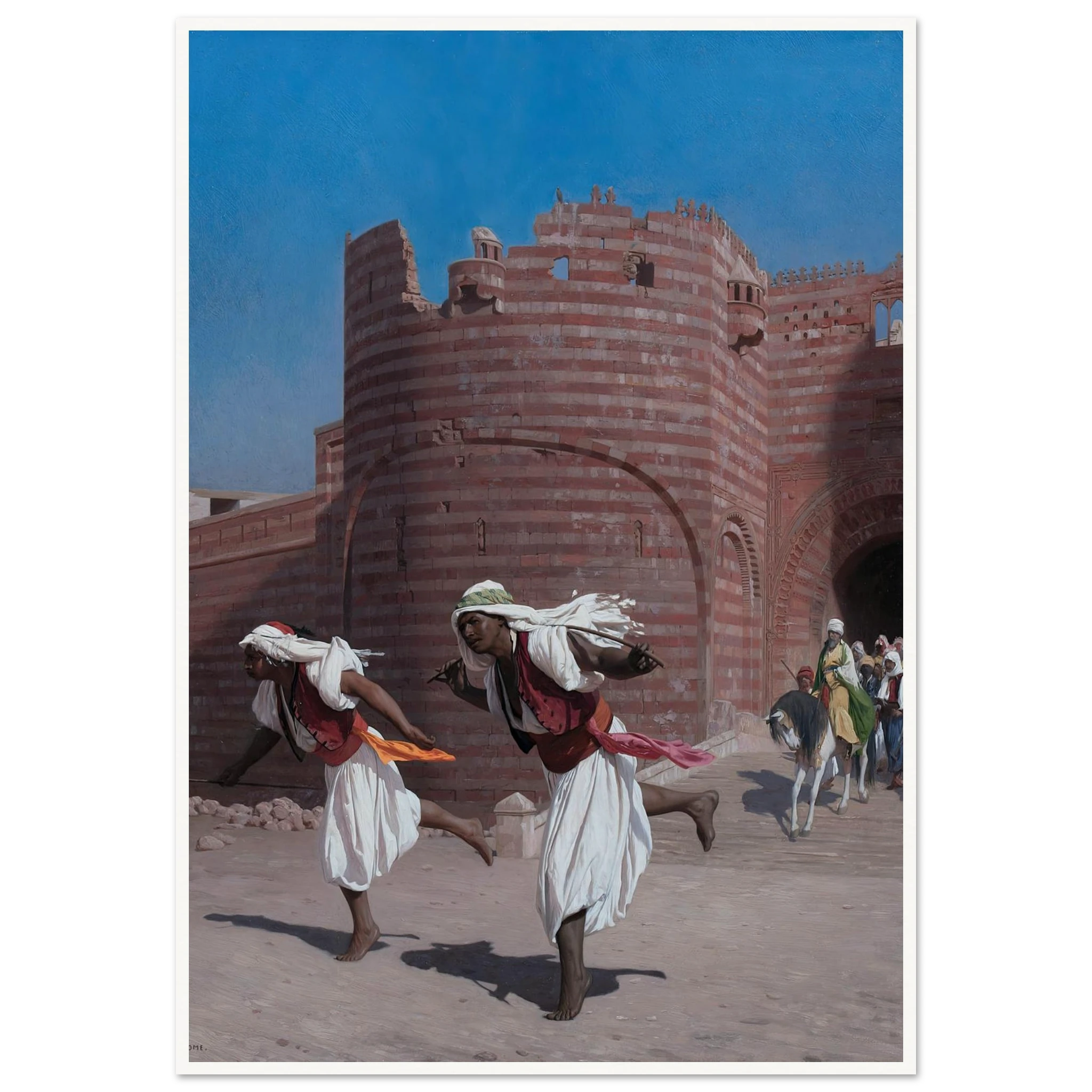 The runners of the Pasha (1867) Art Print | Jean Leon Gerome – Quipham ...
