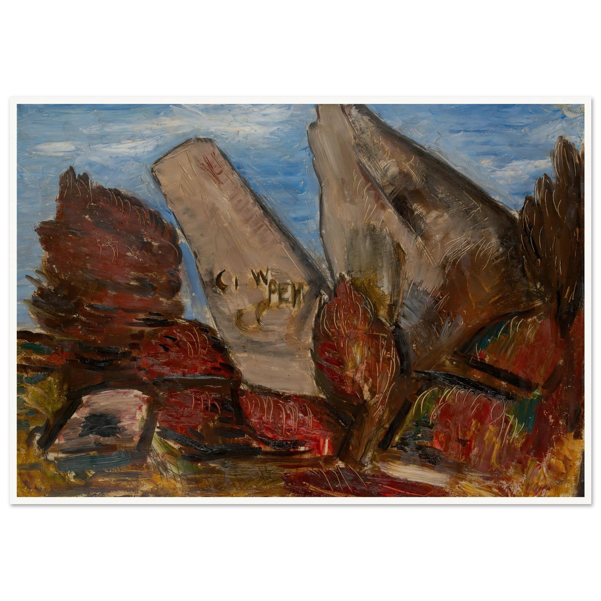Whale’s Jaw, Dogtown Common, Cape Ann, Massachusetts (1934) Art Print ...
